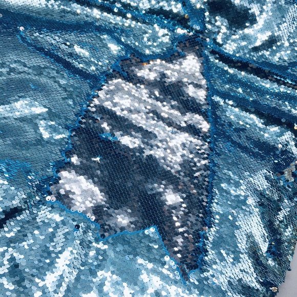 Cynthia Rowley | Other | Cynthia Rowley Ocean Blue Silver Sequins ...